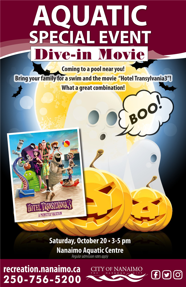 City offers "spooky swims" for the Halloween season | City of Nanaimo