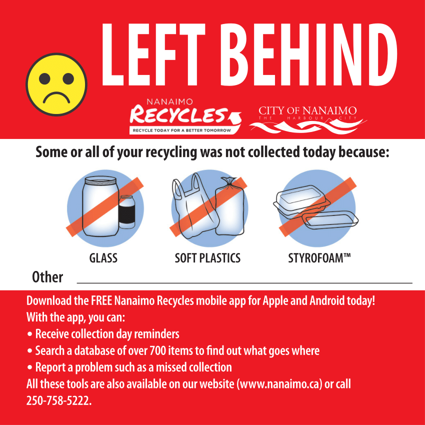 City of Nanaimo is working to reduce contamination of curbside ...