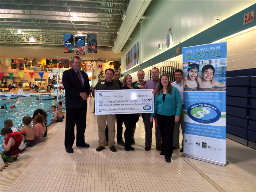 City & School District Receive Funds For Swim to Survive Program | City ...