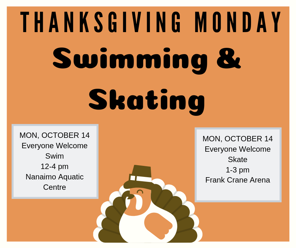 October offers Spooky Swims and Thanksgiving activities | City of Nanaimo