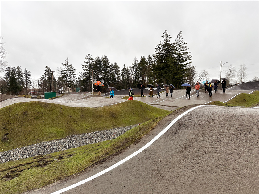 Jumps, bumps and berms. New Marie Davidson BMX Track is ready, set, go ...