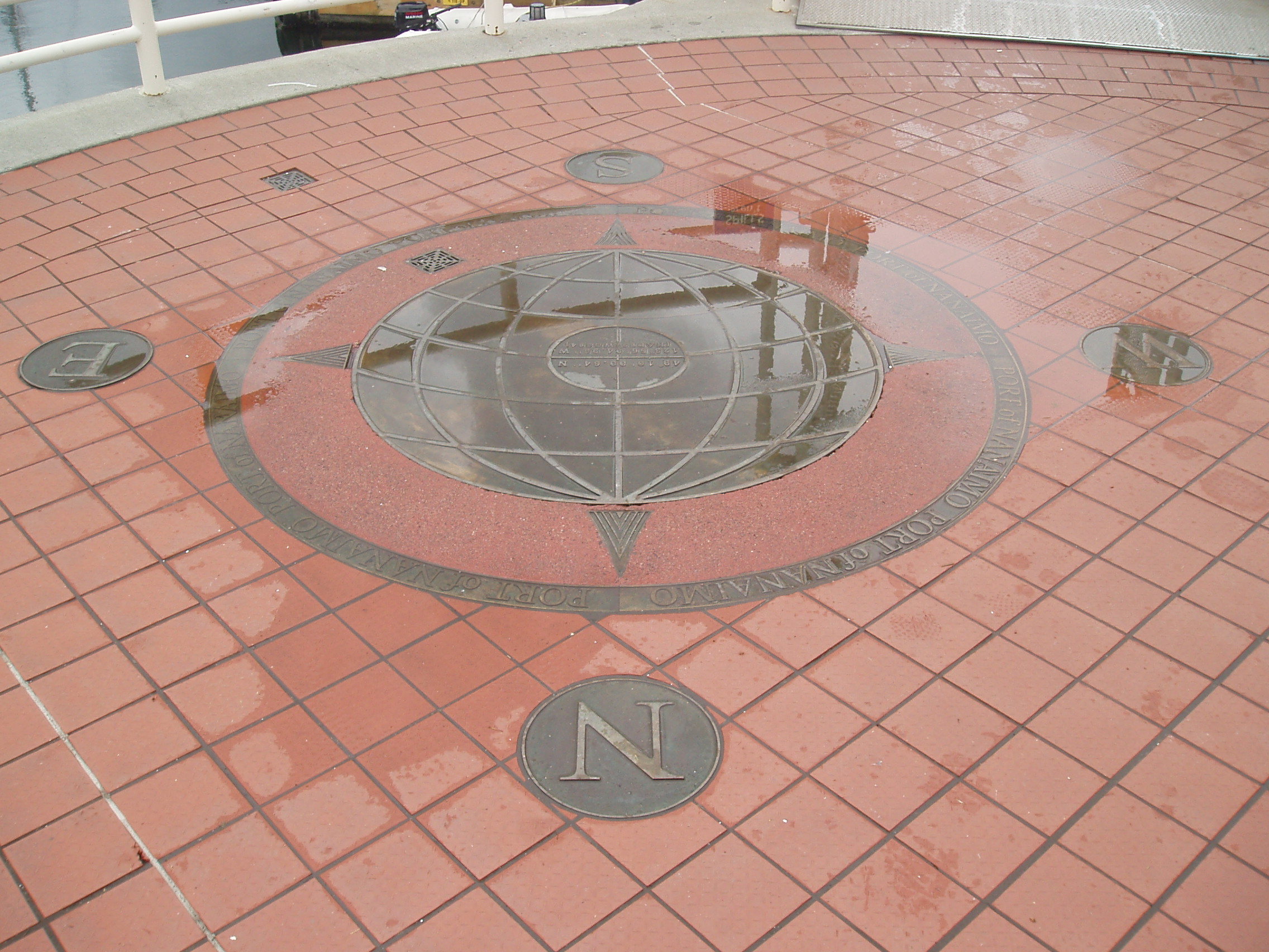 Nanaimo Harbour Brass Compass Rose | City of Nanaimo